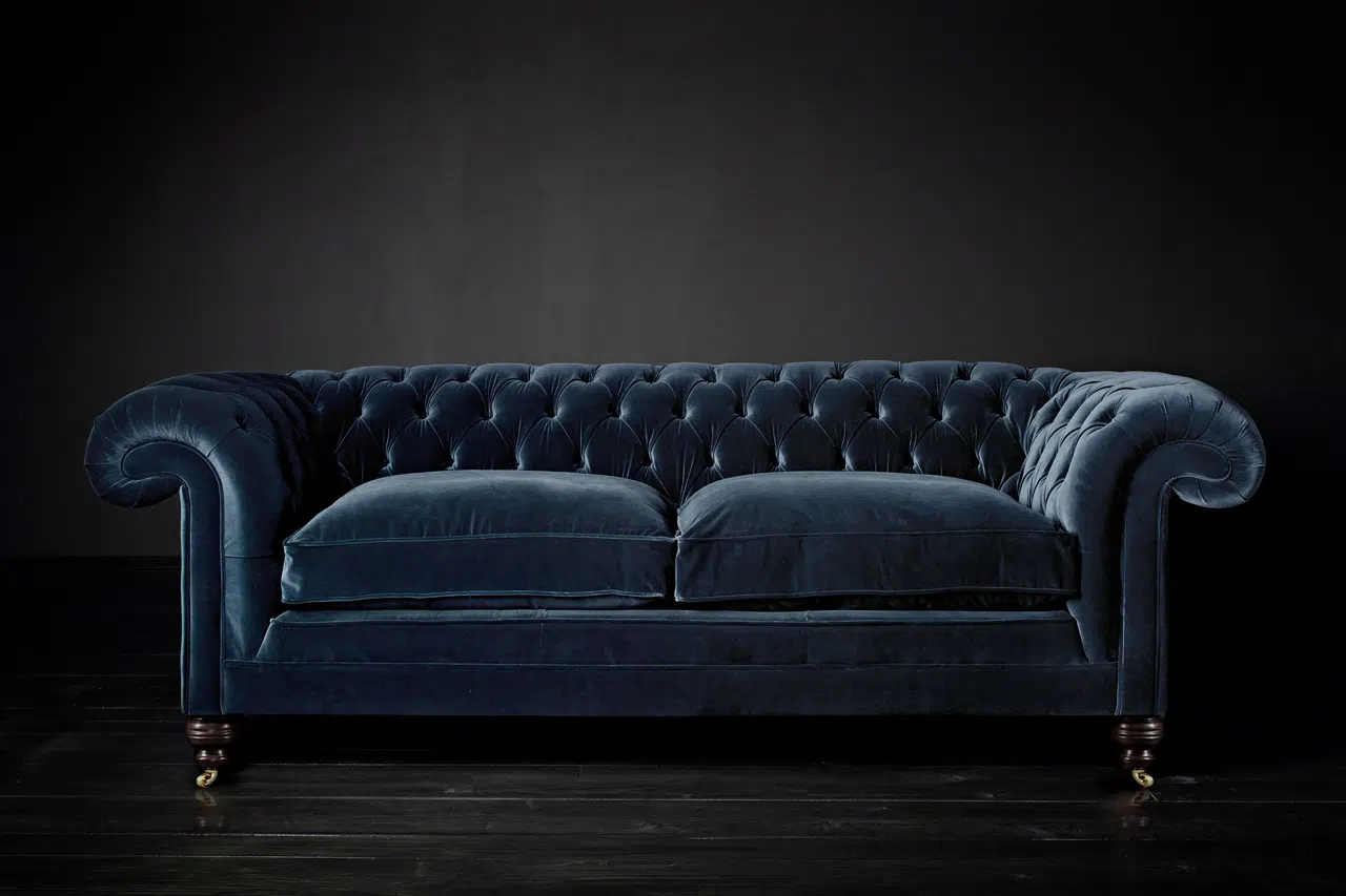 Velvet Chesterfield Sofa | Handmde by Fleming Howland®