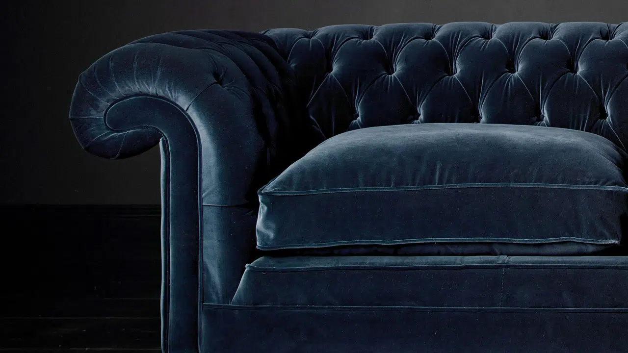 Samuel Johnson Velvet Chesterfield Sofa Studio Fleming Howland